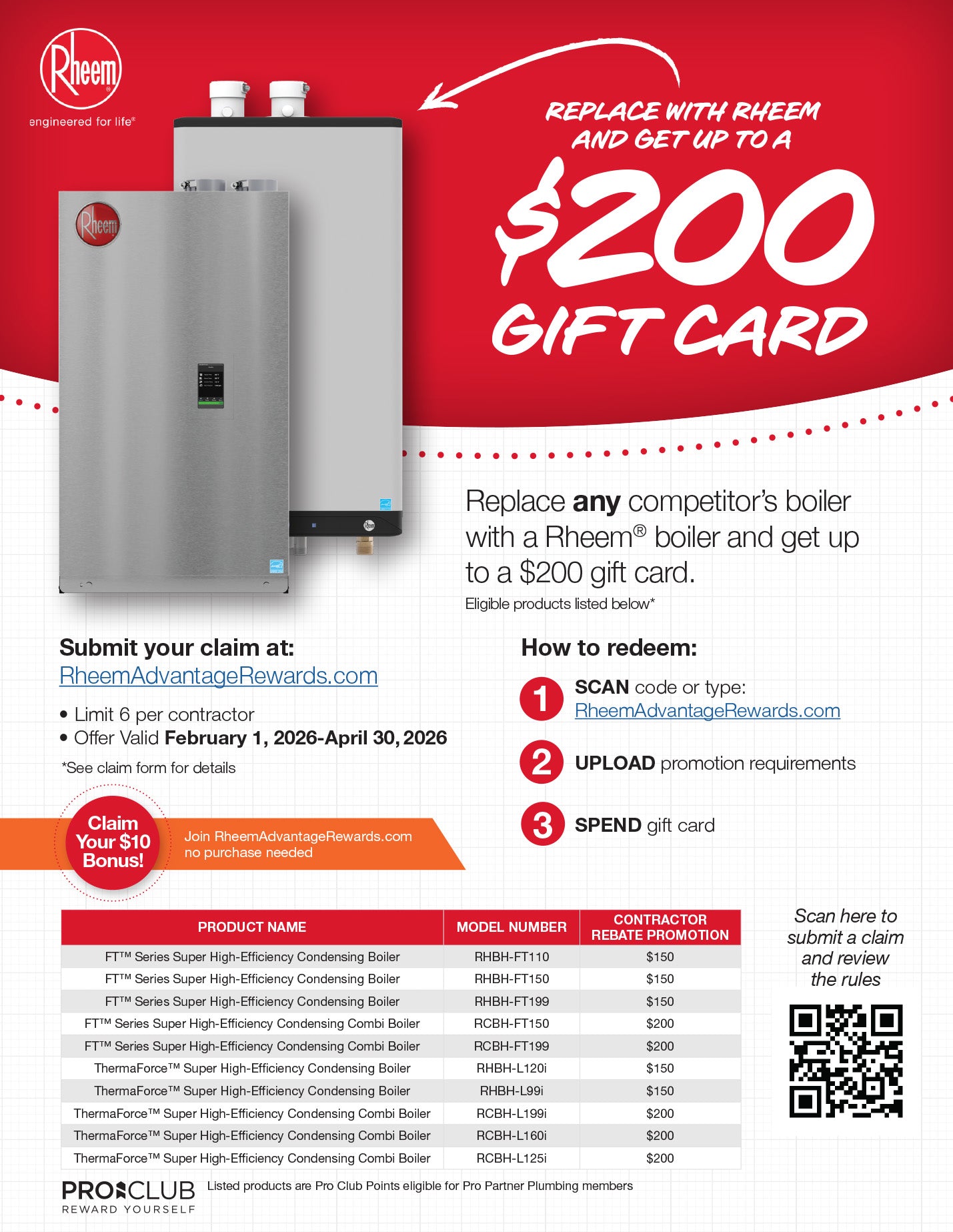 Rheem Boiler In-Store Ad Bundle – Rheem ProGear™